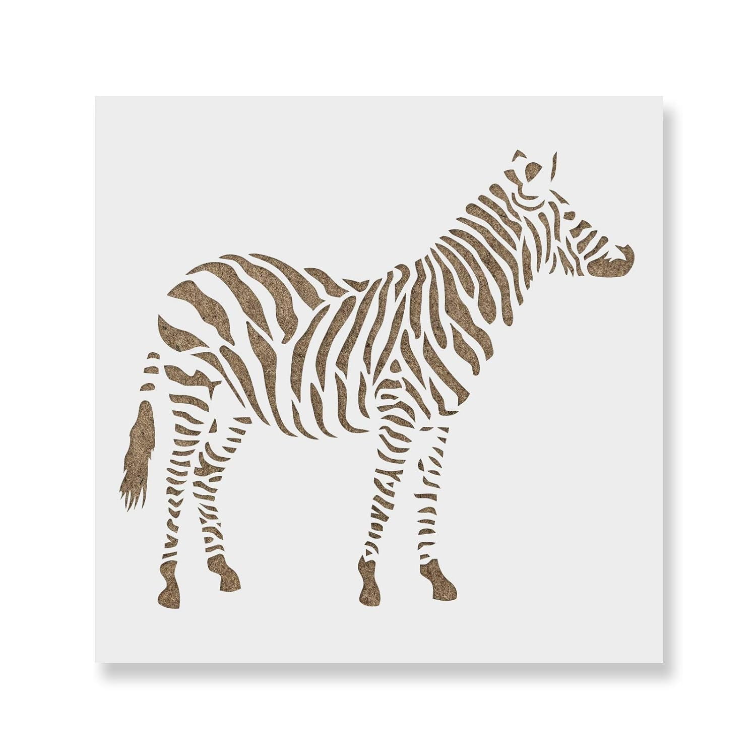 Zebra Stencil Template for Walls and Crafts Reusable Stencils for ...