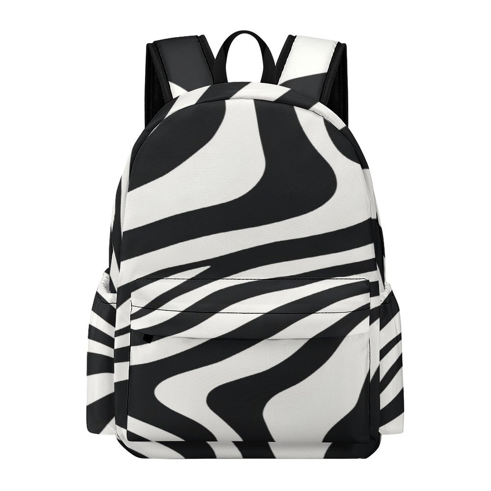 Zebra Stripe Pattern Backpack Teenagers Student School Bags Laptop ...