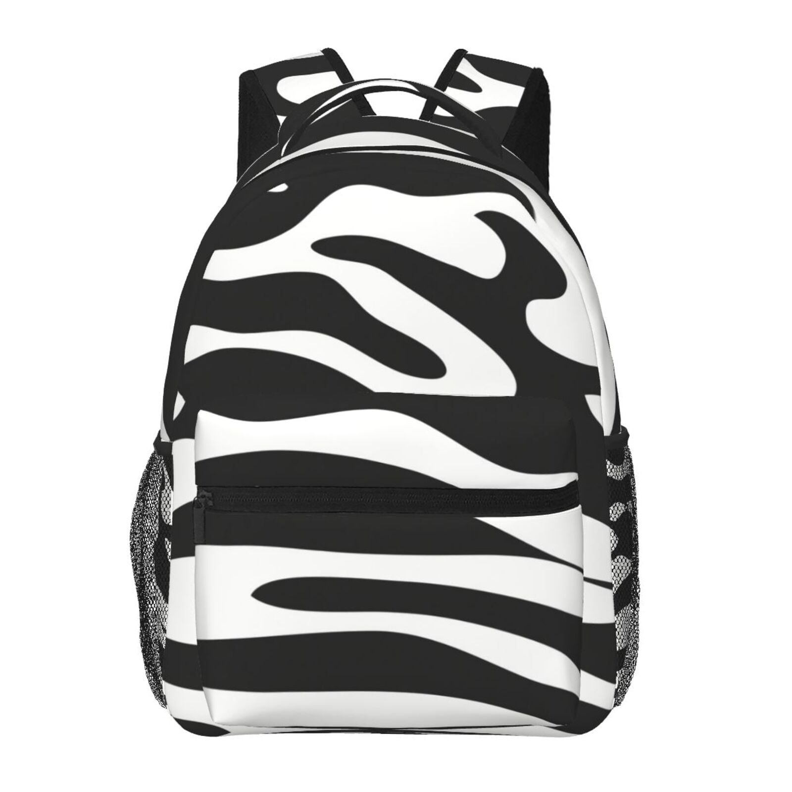 Zebra Striped Backpack for Men Women Laptop Backpack Hiking Backpack ...