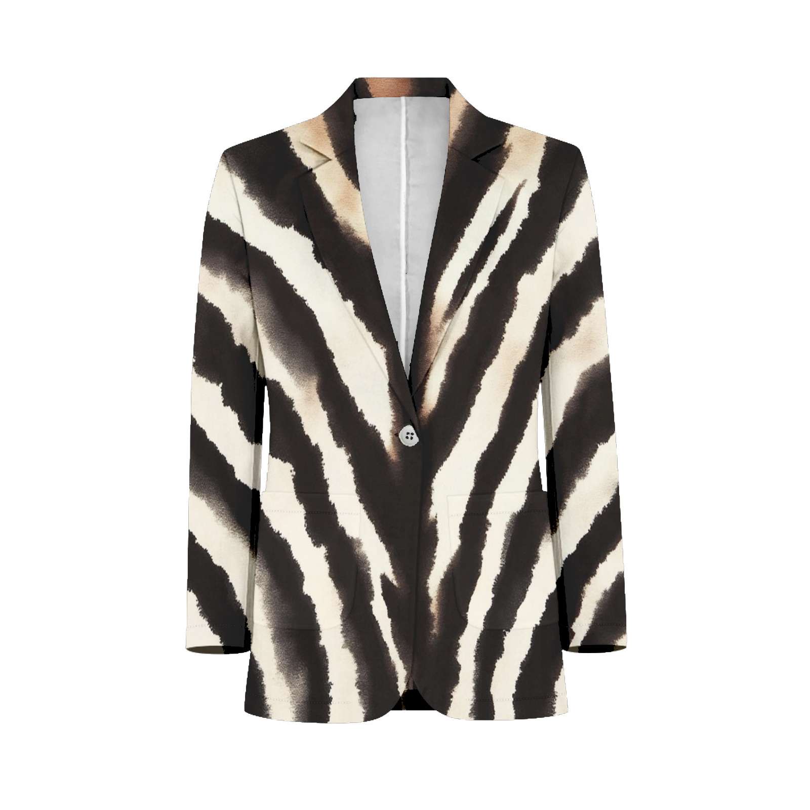 Zebra Stripes Watercolor Pattern Background Mens Suits Shawl Collar ...