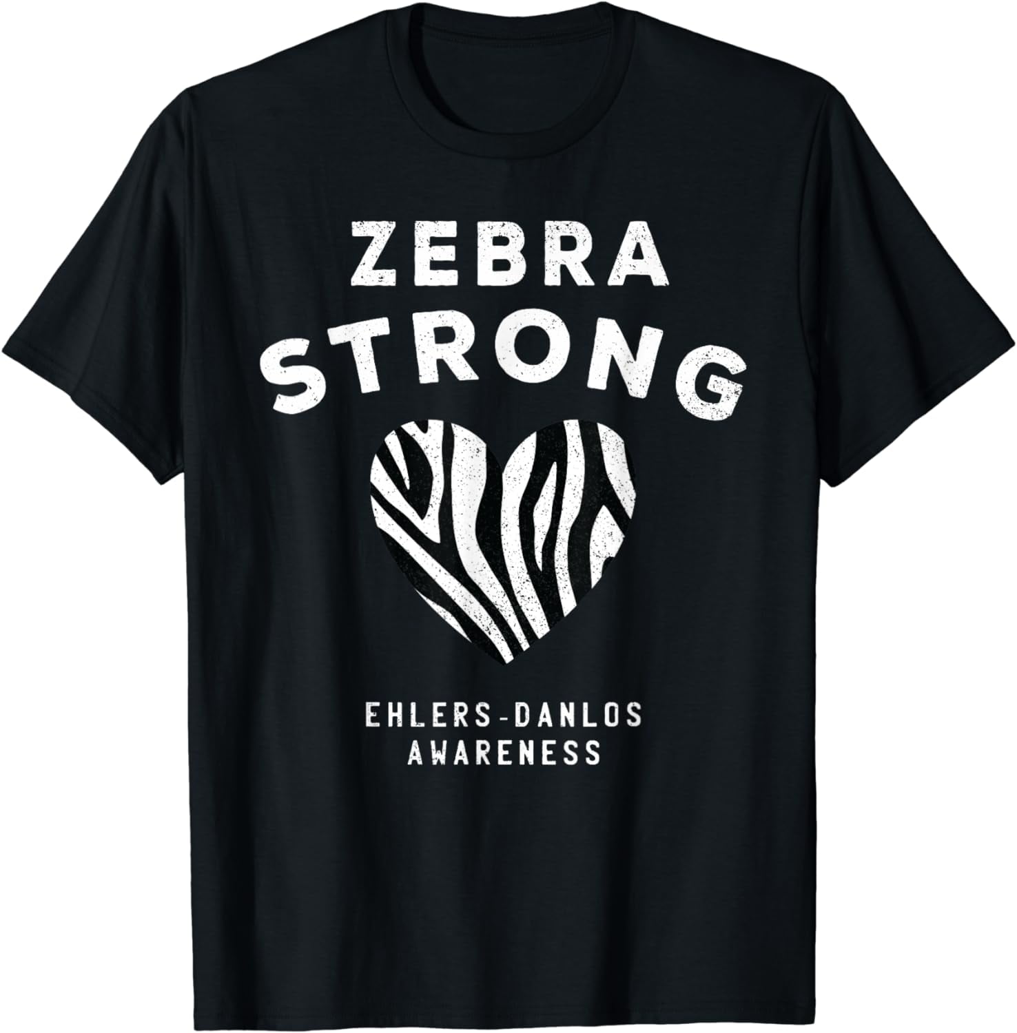 Zebra Strong Ehlers-Danlos Syndrome EDS Awareness Month T-Shirt ...