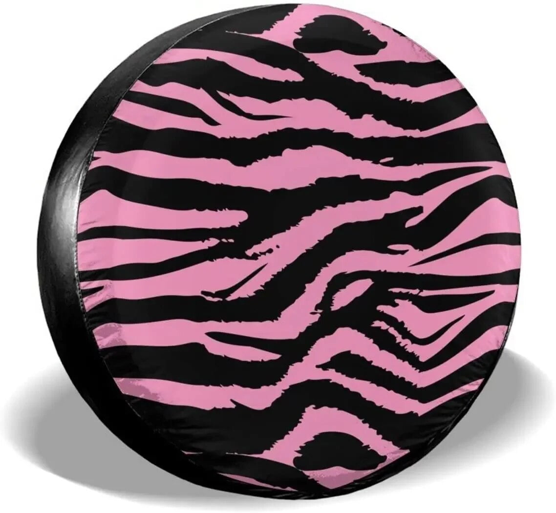 Zebra Texture Spare Tire Cover Waterproof Dust-Proof Wheel Protectors ...
