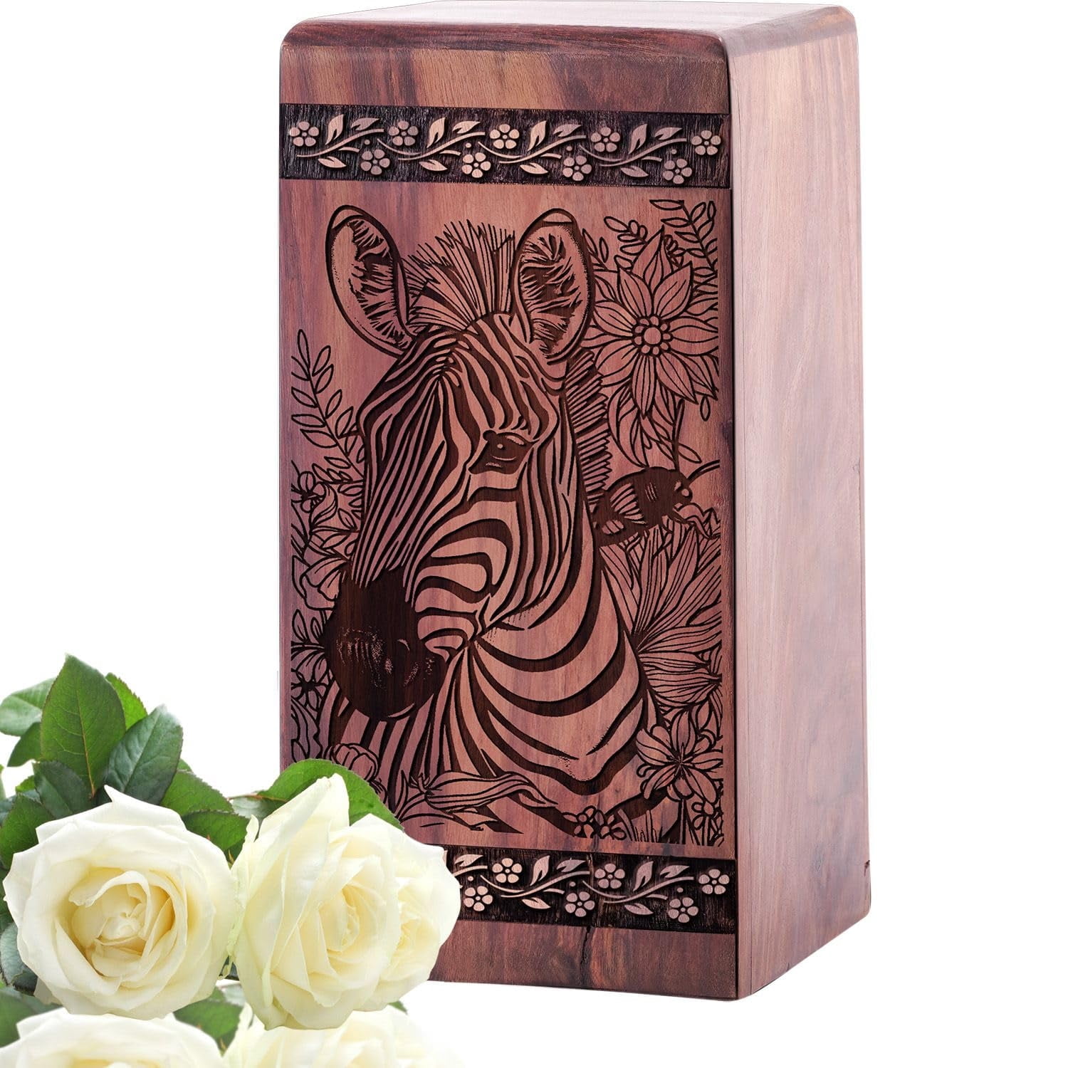 Zebra Urn - Wooden Zebra Urns For Human Ashes Adult Male/Female ...