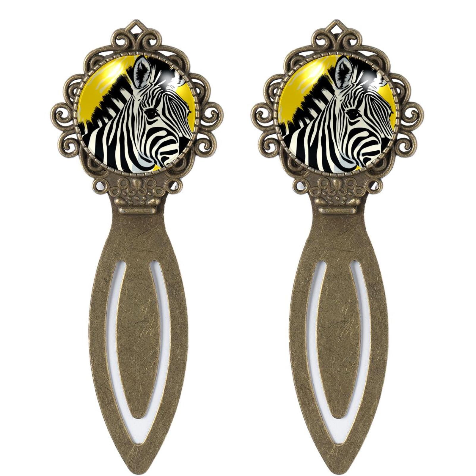 Zebra Vintage Copper-Colored Lace Bookmarks: Stainless Steel Book ...