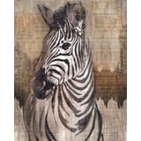 Zebra Wall Mural - Walmart.com