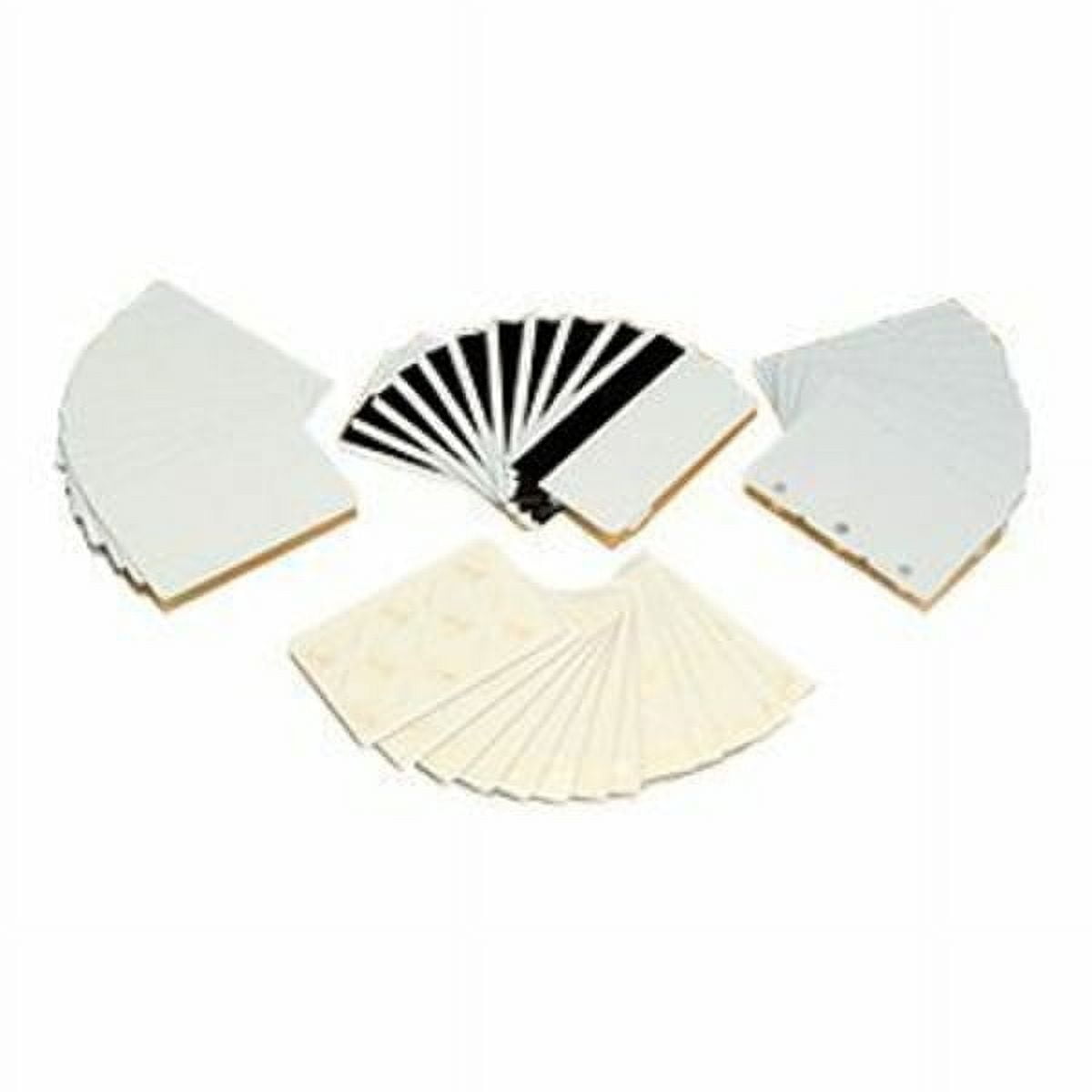 Zebra White PVC Cards (30 mil) (500 cards) - Walmart.com