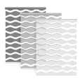 Zebra Window Blinds White 25" W × 72" H Dual Layer Light Control Roller ...