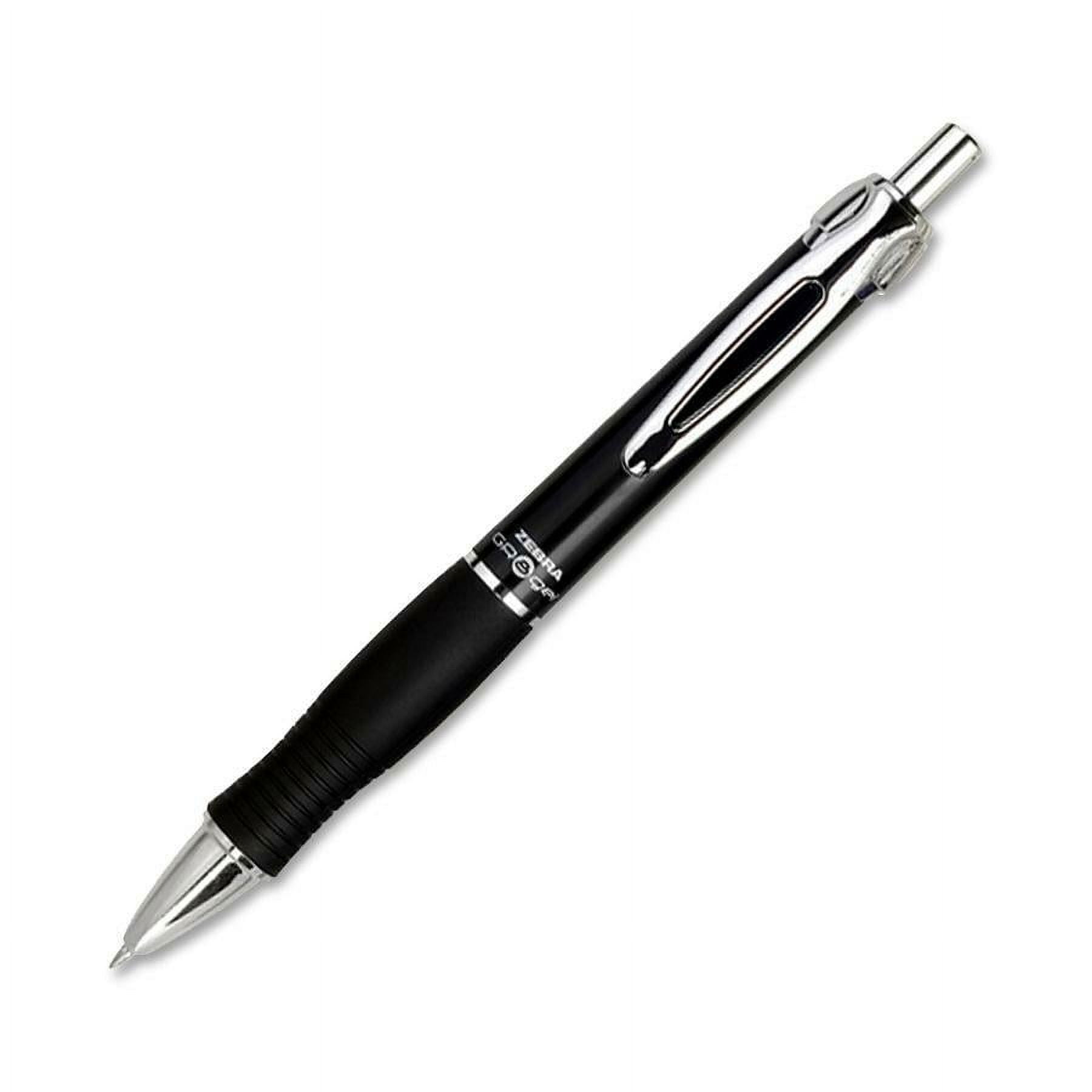 Zebra X10 Retractable Pen, Medium Point, 0.7mm, Black Barrel - Walmart.com