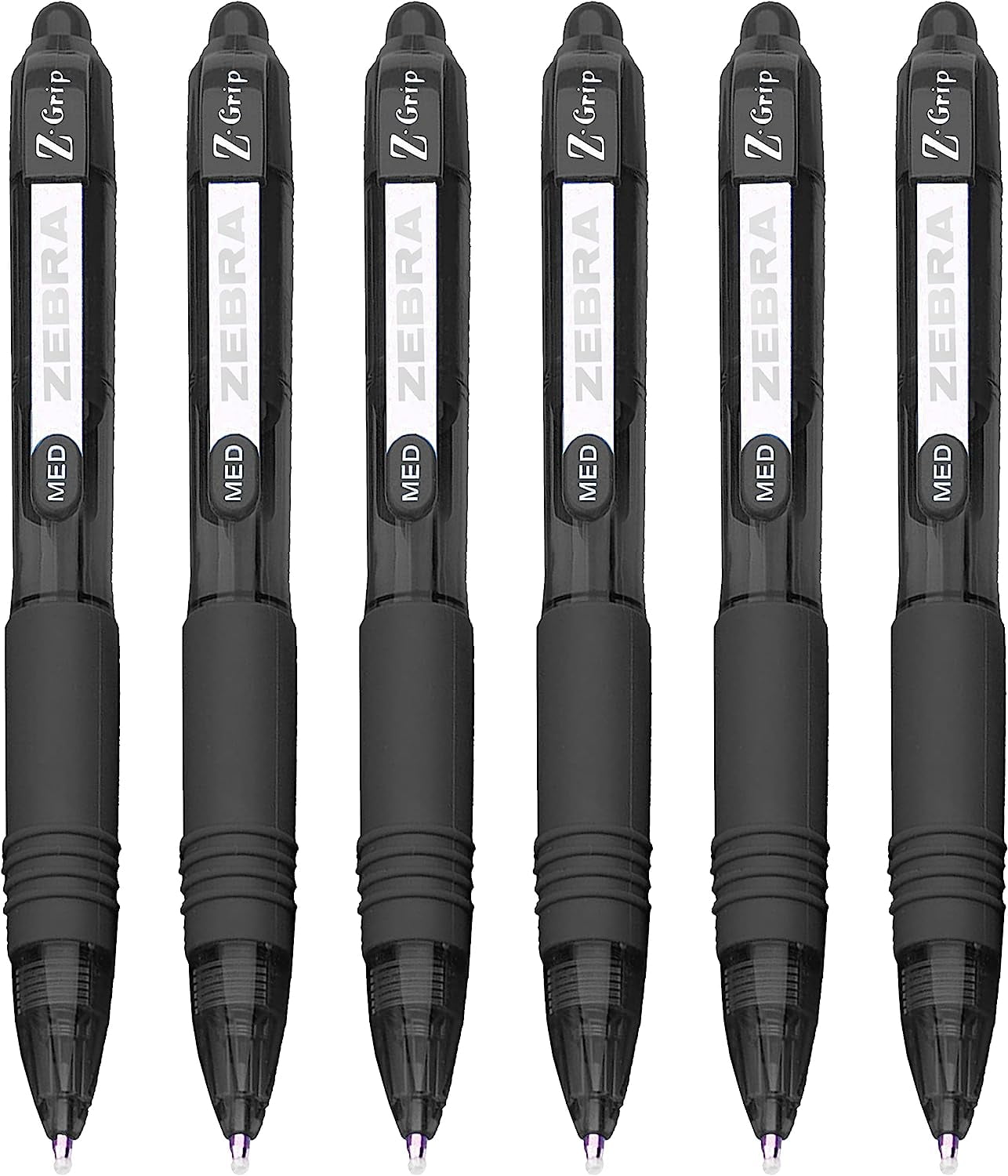 Zebra Z-Grip Smooth Mini Retractable Ballpoint Pens - 1.0mm - Black ...