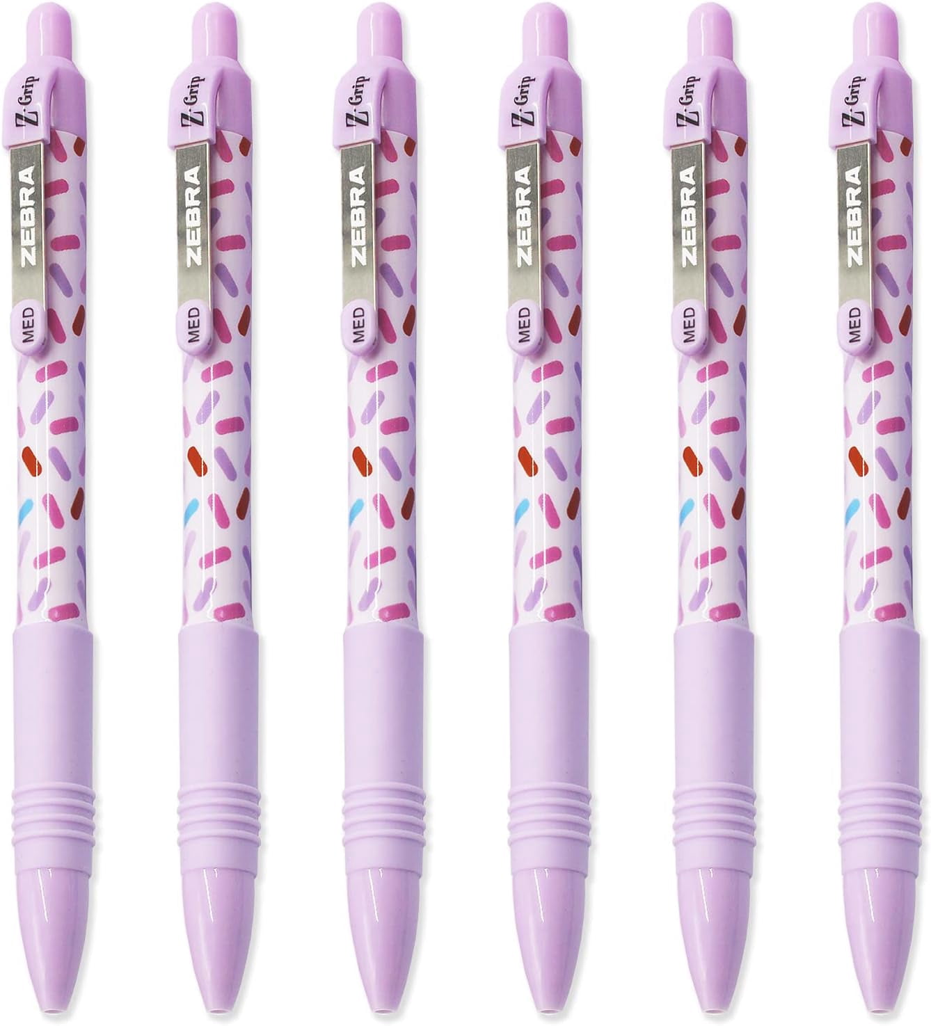 Zebra Z-Grip Smooth Retractable Ballpoint Pen - Pack of 6 - Black Ink ...