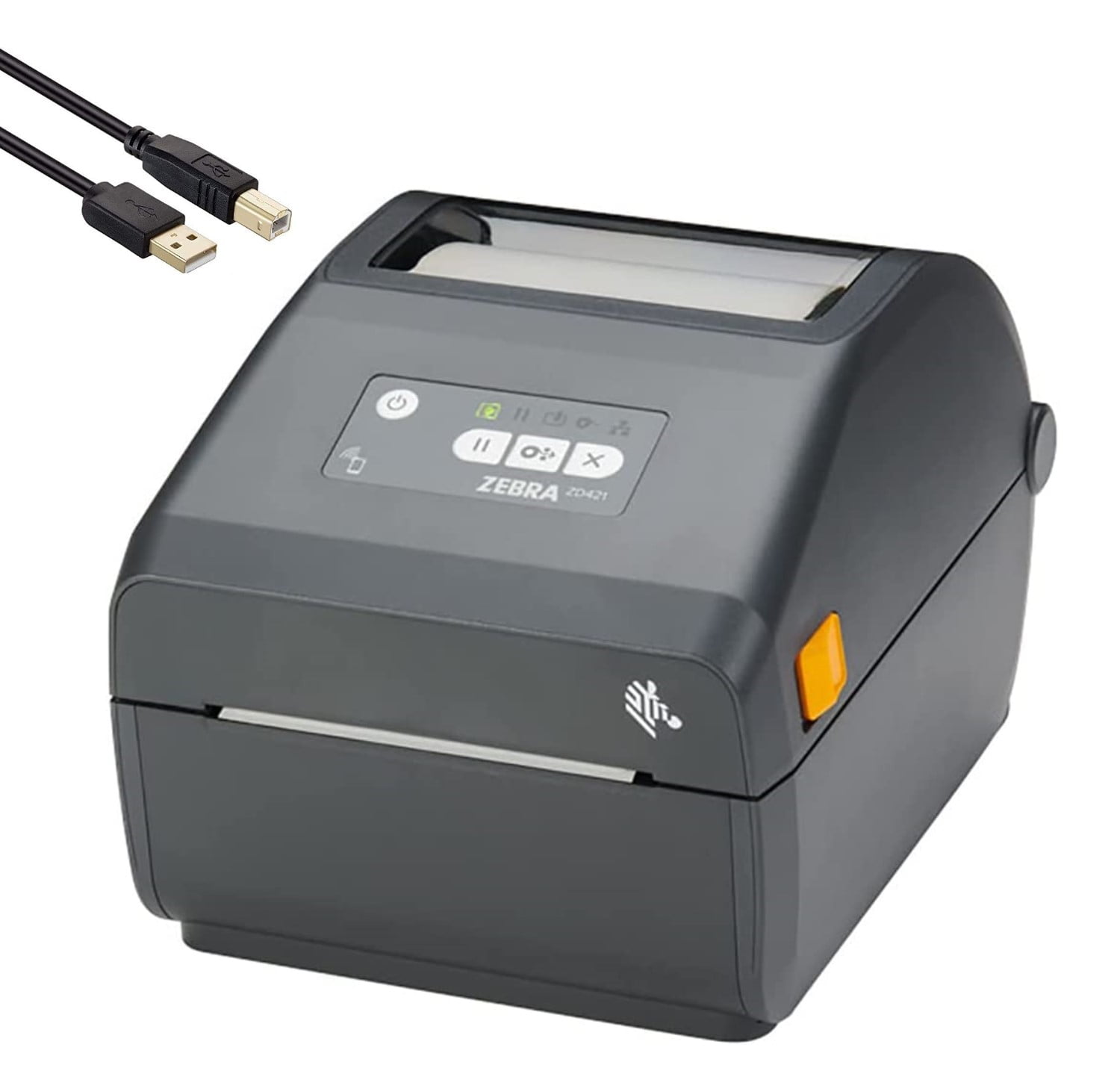 Zebra ZD421 300 dpi Direct Thermal Only Desktop Printer - Ethernet ...