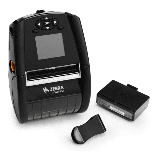 Zebra ZQ620 Plus ZQ62-HUWA000-00 Mobile Thermal Label Printer – 3 ...