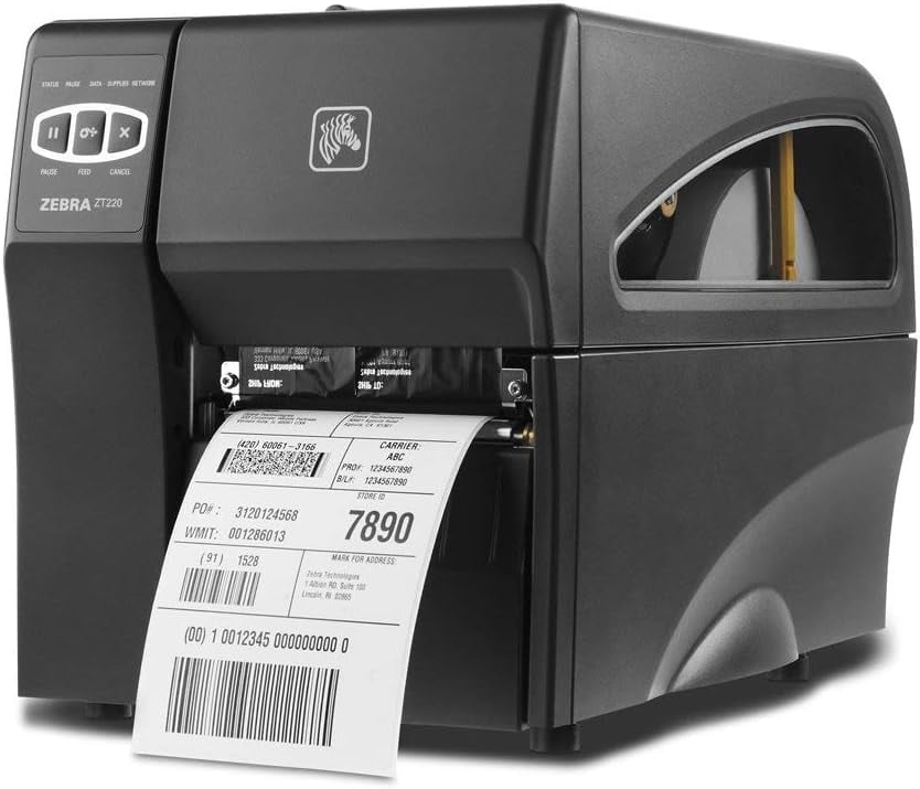 Restored Zebra ZT220 Direct Thermal Barcode Label Printer (P/N ZT22042 ...