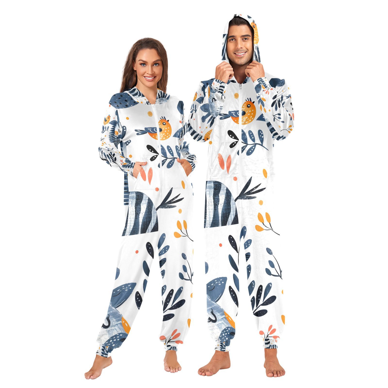 Zebras Cute Adult Onesie Pajamas Slim Fit Christmas One Piece Suit Pjs ...