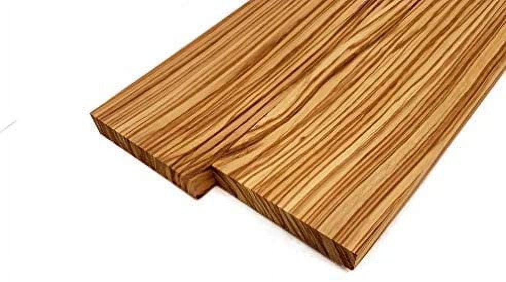 Zebrawood Lumber Board - 3/4" x 4" (2 Pcs) - Walmart.com