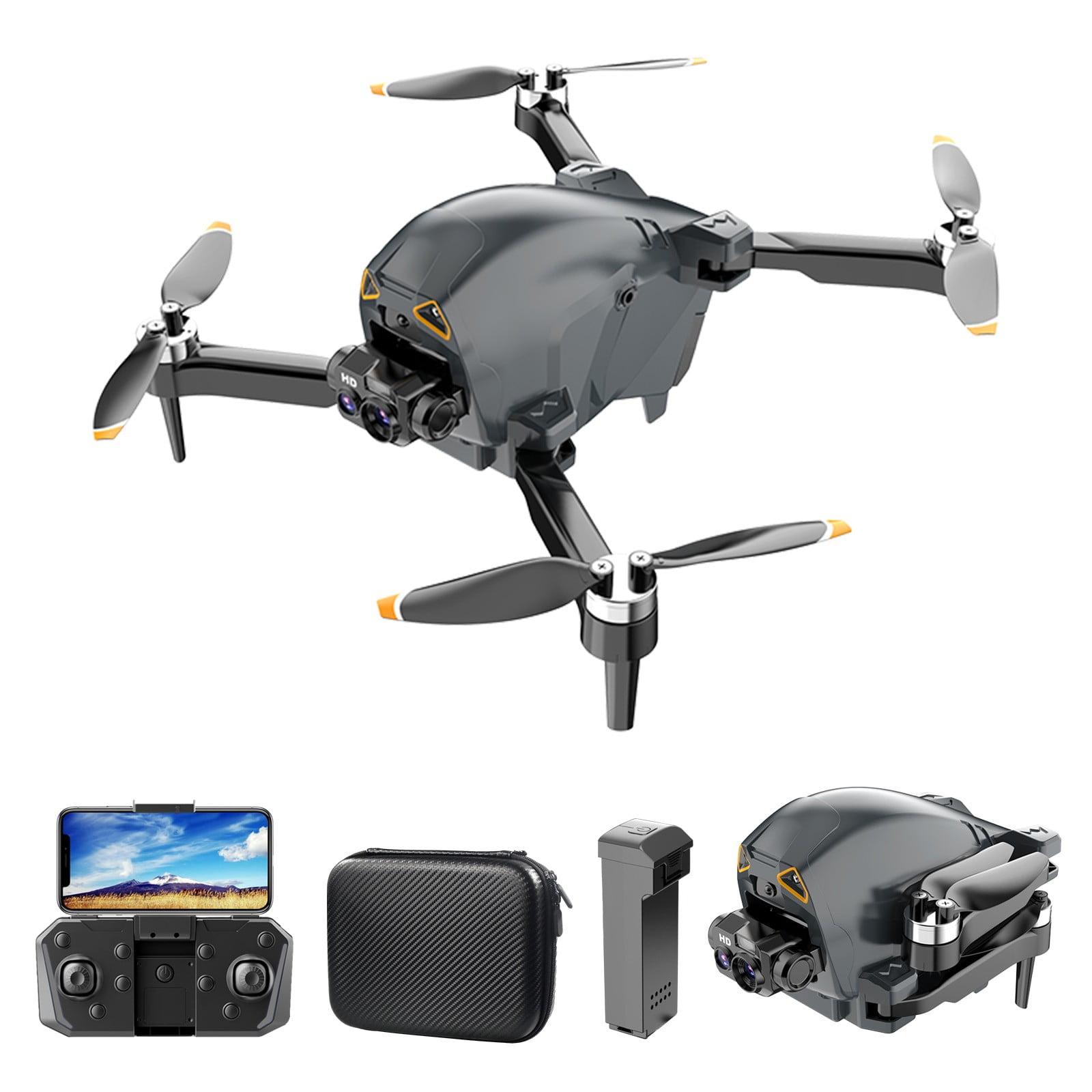 Zeceouar Drone with Camera FPV Drone With ESC Camera Brushless Motor ...