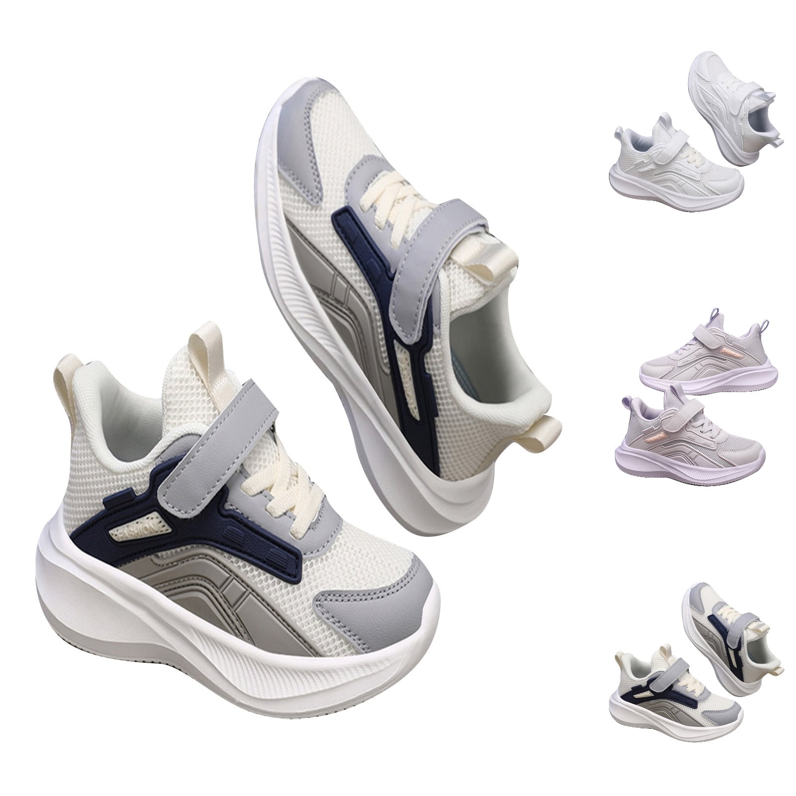 Zecgelong Boys Mesh Sneakers Breathable Lightweight Outdoor Running ...