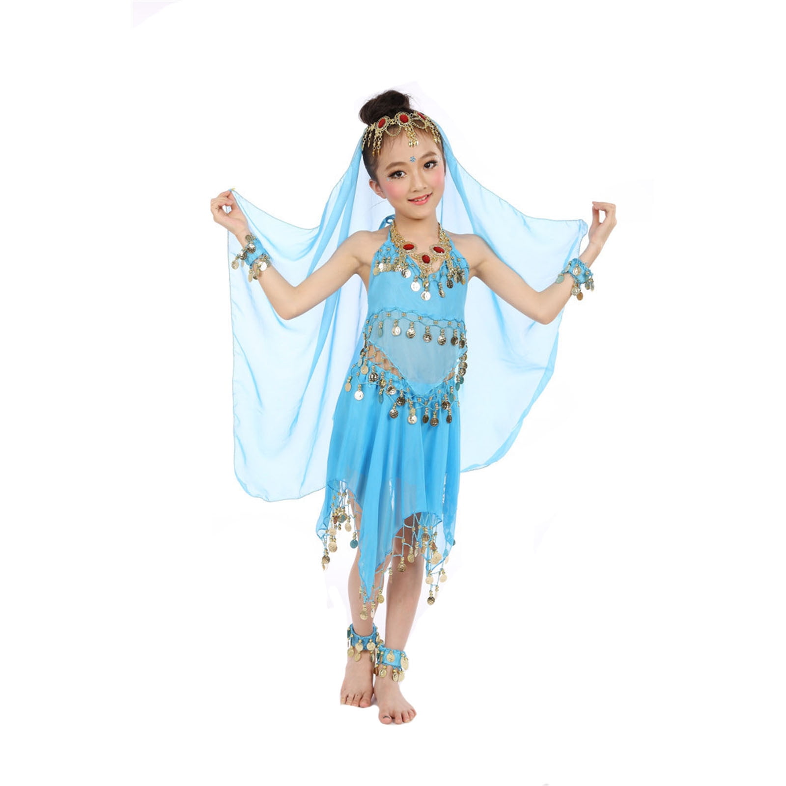 Zecgelong Handmade Children Girl Belly Dance Kids Belly Dancing Dance ...