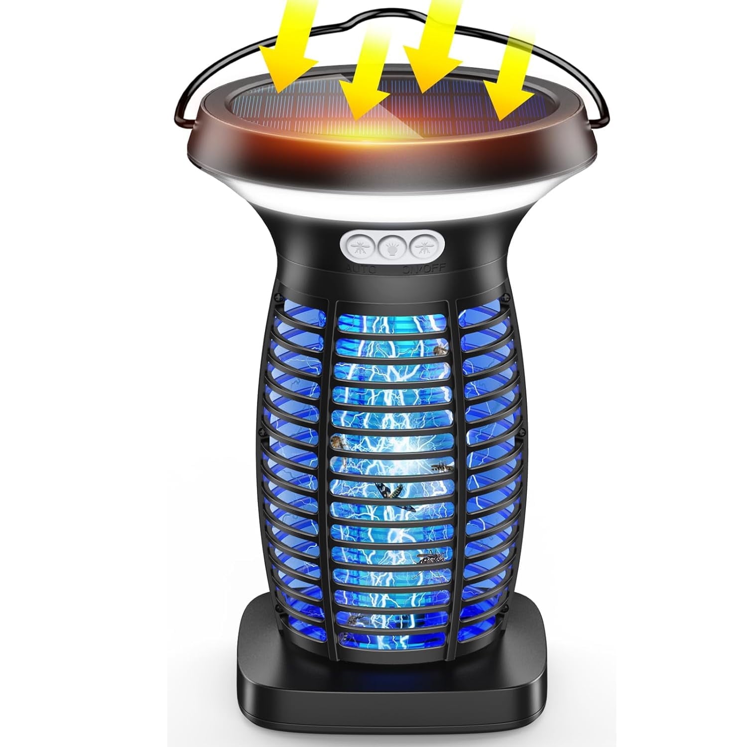 Onbeam Electric Insect Killer, Mosquito Trap with Solar and USB ...