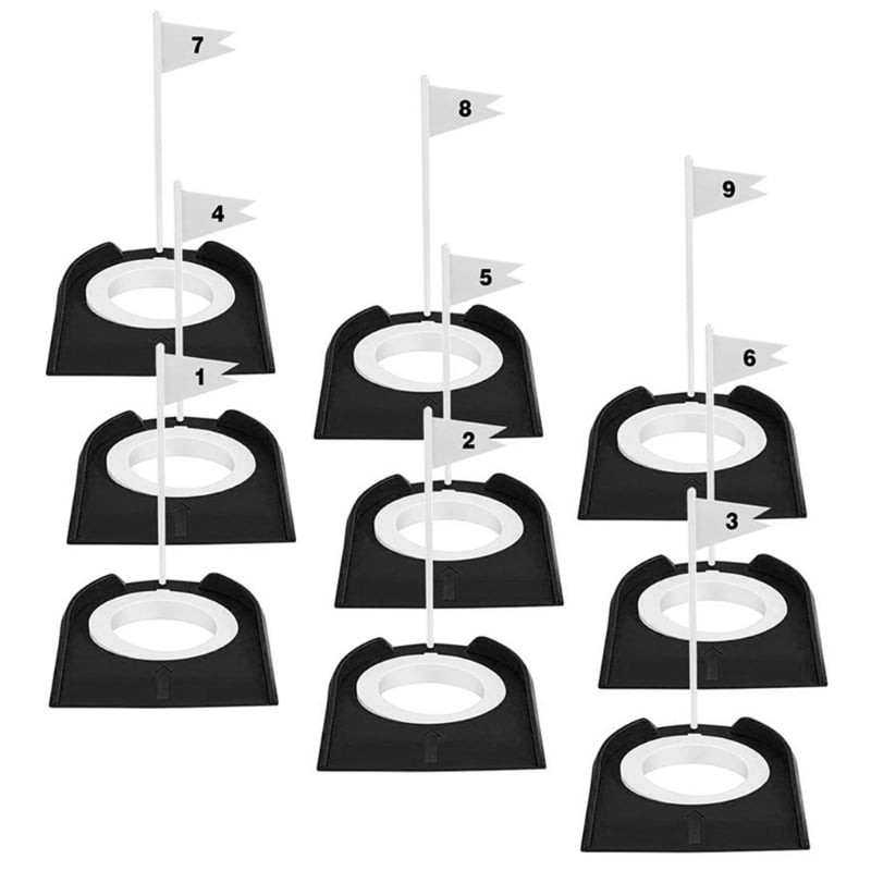 Zecic 9Pcs Golf Training Putters Set for Indoor Outdoor Men Women ...