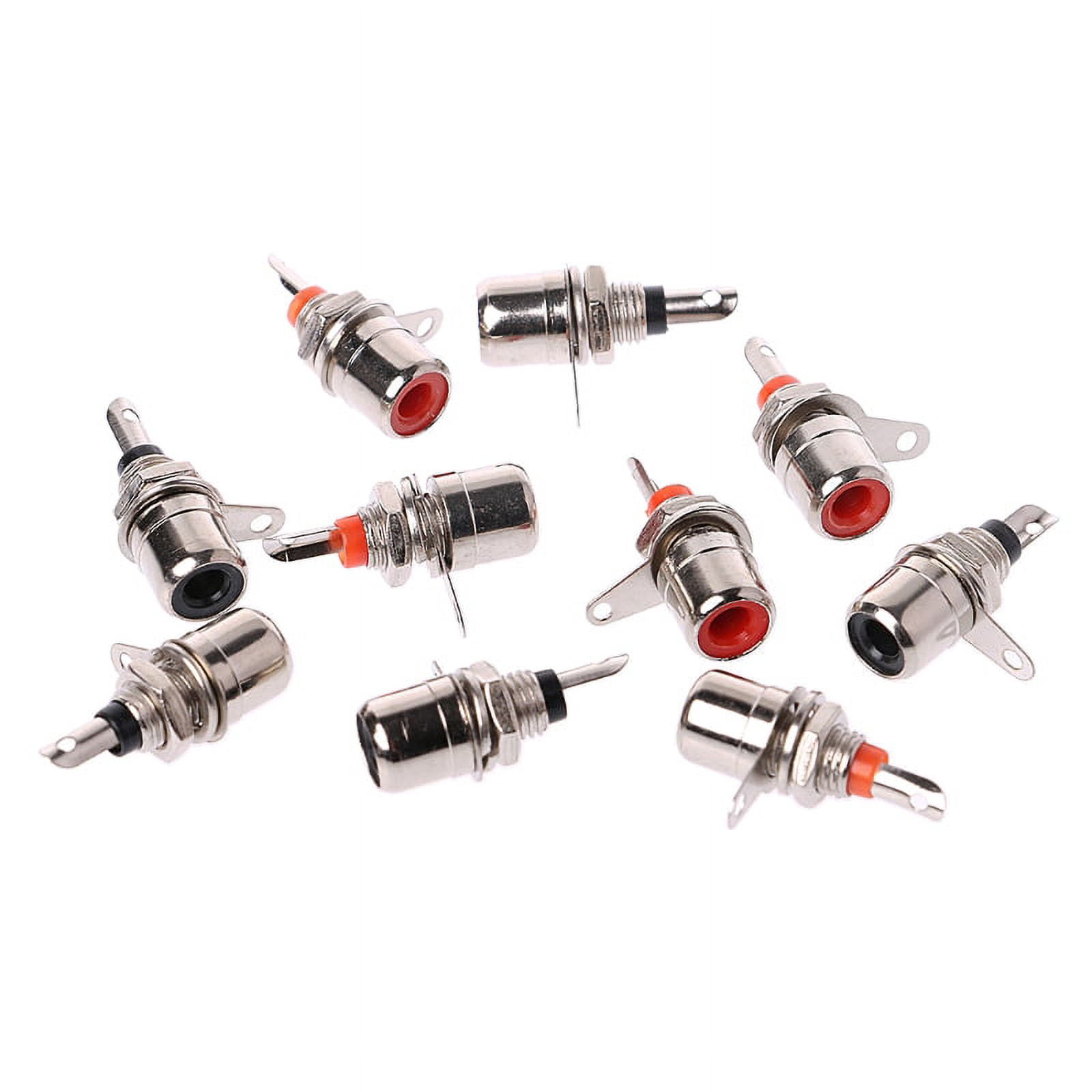 Zecic Audios Amplifier Soldering Connector Nickel Plated RCAPhono ...