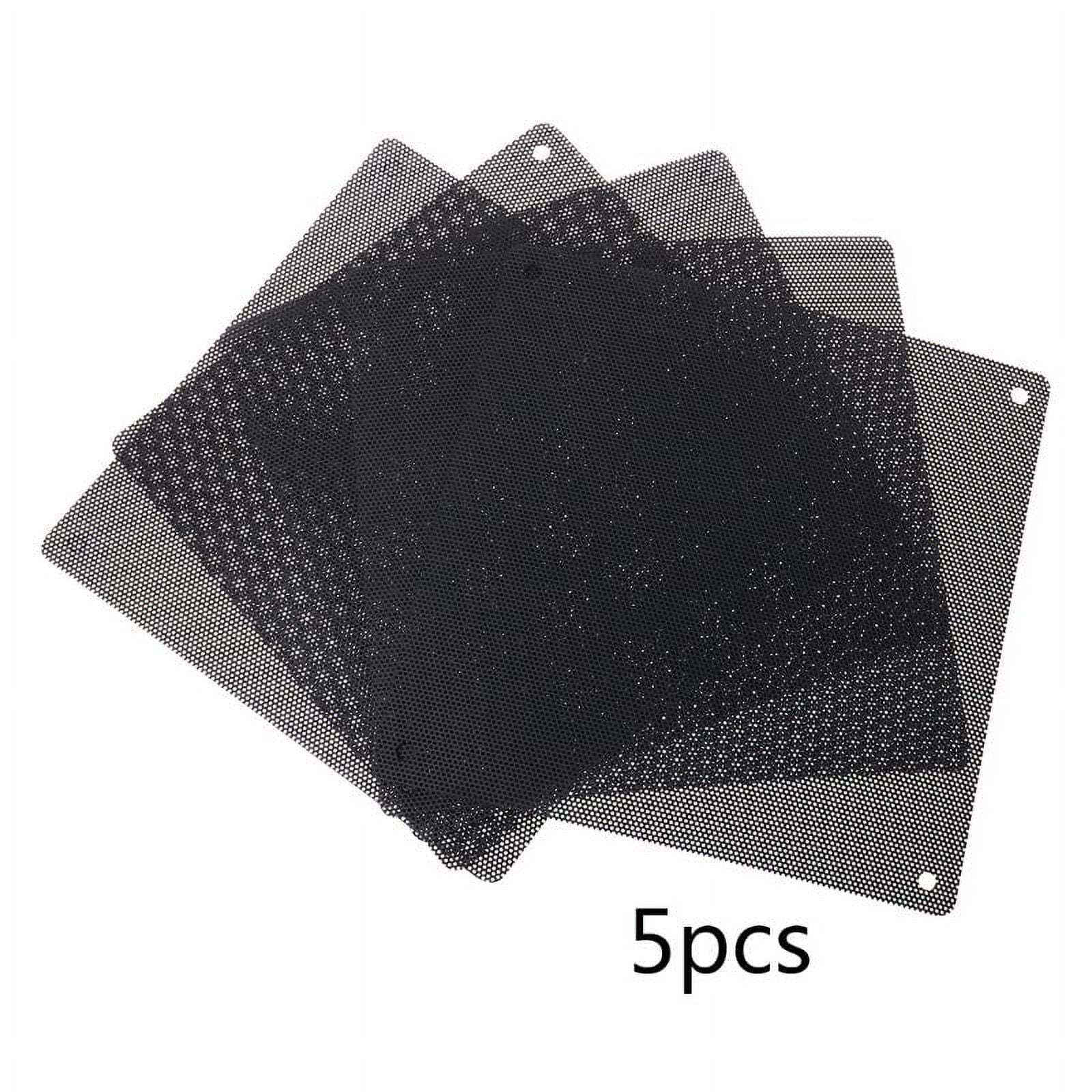Zecic Cuttable Computer Dust Filter Mesh Black PC for Case Fan Cooler ...