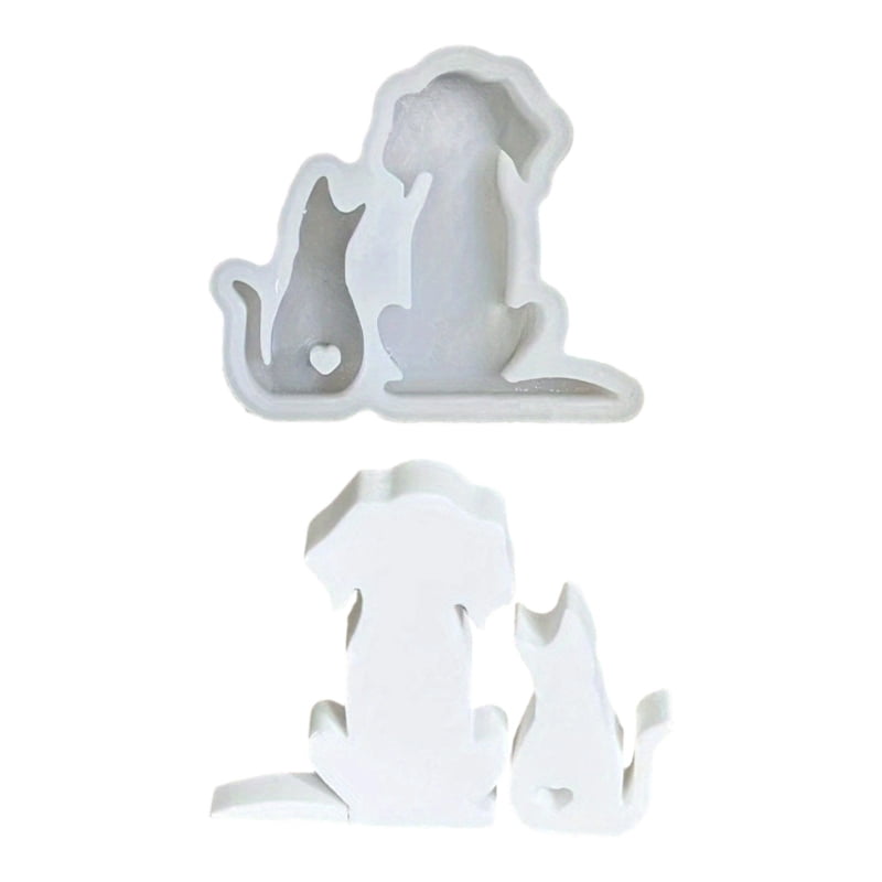 Zecic Dog and Cats Silicone Moulds Casting Molds Plasters Molds Epoxy ...