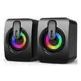 Zecic PC Computer Speakers Sound Box Stereo USB Wired 3.5mm Loudspeaker ...