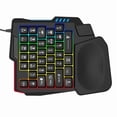 Zecic Single Hand Use Mechanical Feel Game Keyboard Enhances Mobile ...
