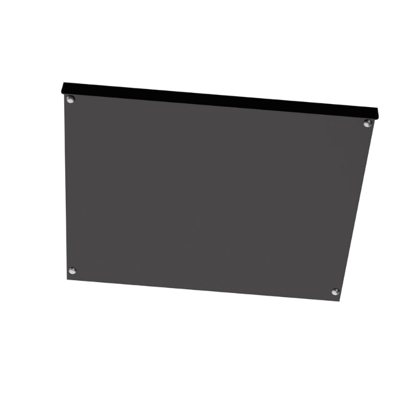 Zecic Smooth Dark Acrylic Chopping Board Extra Thick 3MM For Food ...