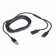 Zecic USB2.0 Splitter Cable 1 In 2 Out Double Female Port Expansion for ...