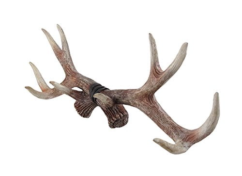 Zeckos 17 inch Lifelike Deer Antler Rack Decorative Hunting Cabin ...