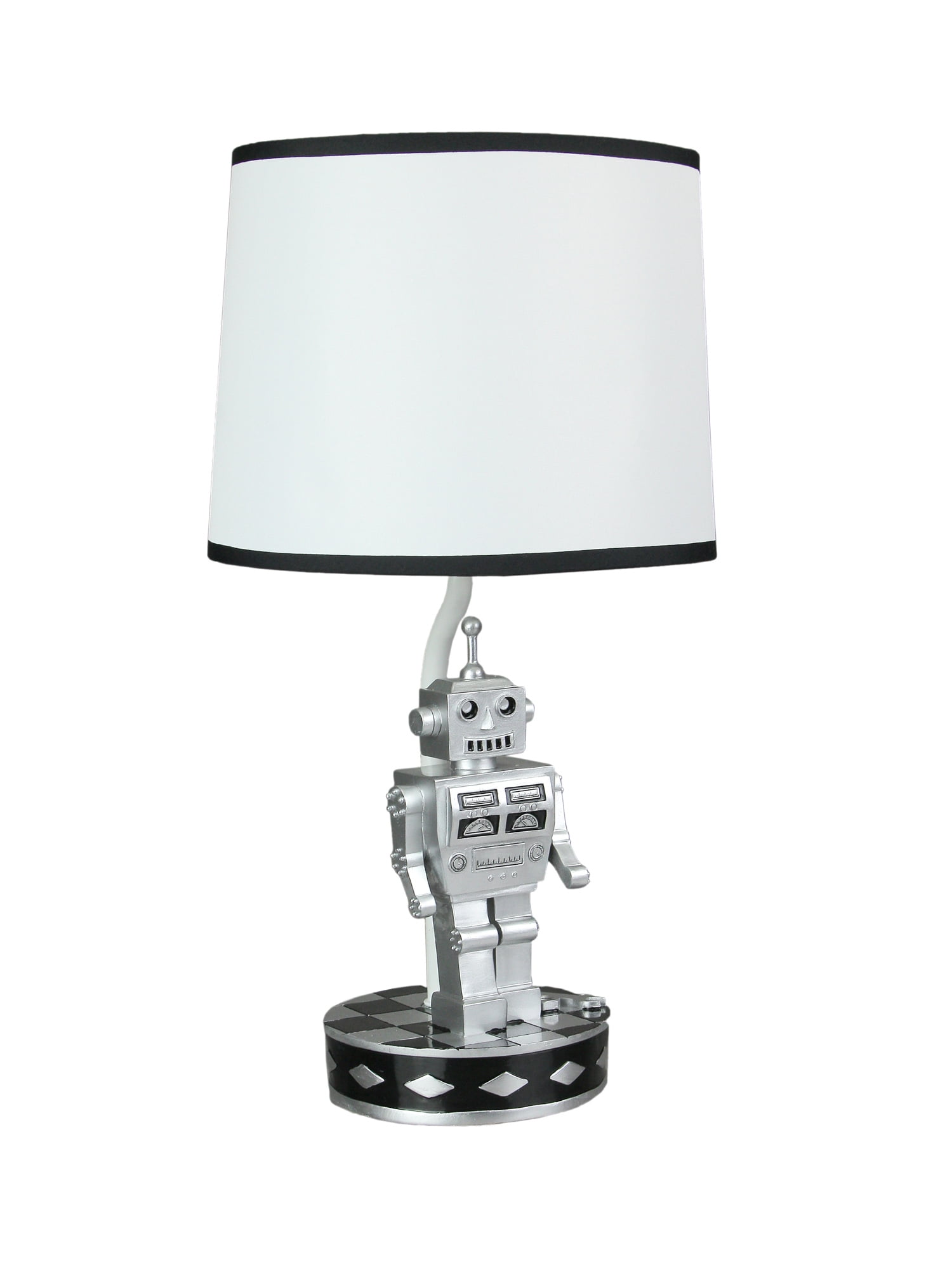 Zeckos 1960's Retro Sci-Fi Robot Table Lamp with Shade - Walmart.com