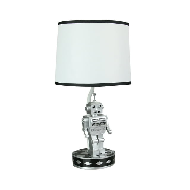 Zeckos 1960's Retro Sci-Fi Robot Table Lamp with Shade - Walmart.com