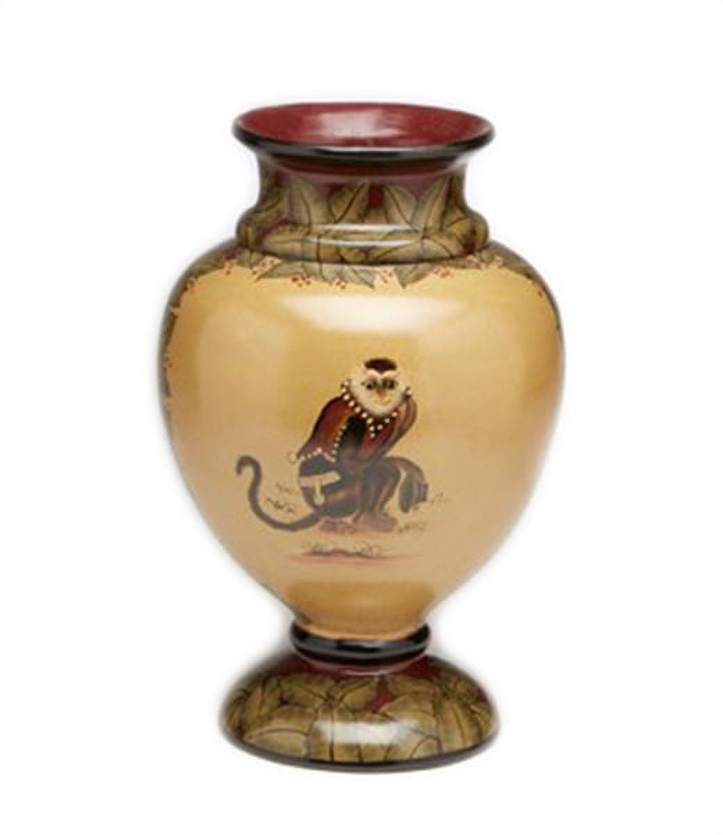 Zeckos 8 inch Tall Monkey Vase Hand Painted - Walmart.com