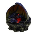 Zeckos Blue Dragon in Lair with Color Changing LED Crystals Statue ...