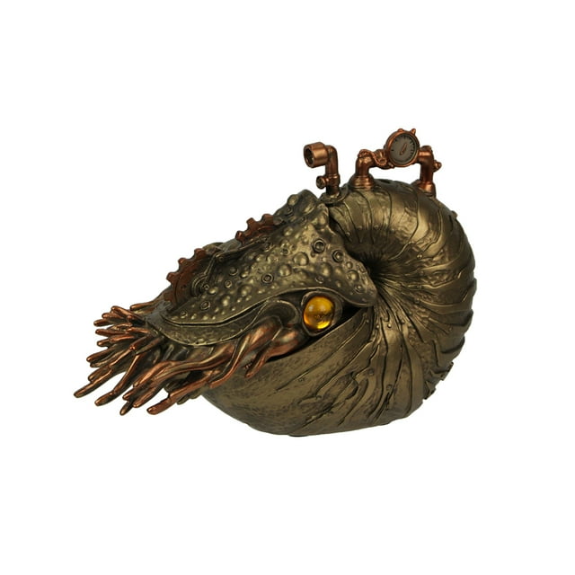 Zeckos Bronze Copper Steampunk Nautilus Tabletop Statue - Walmart.com