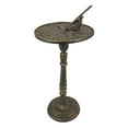 Zeckos Cast Iron Bronze Dragonfly Sundial Home Garden Decorative ...