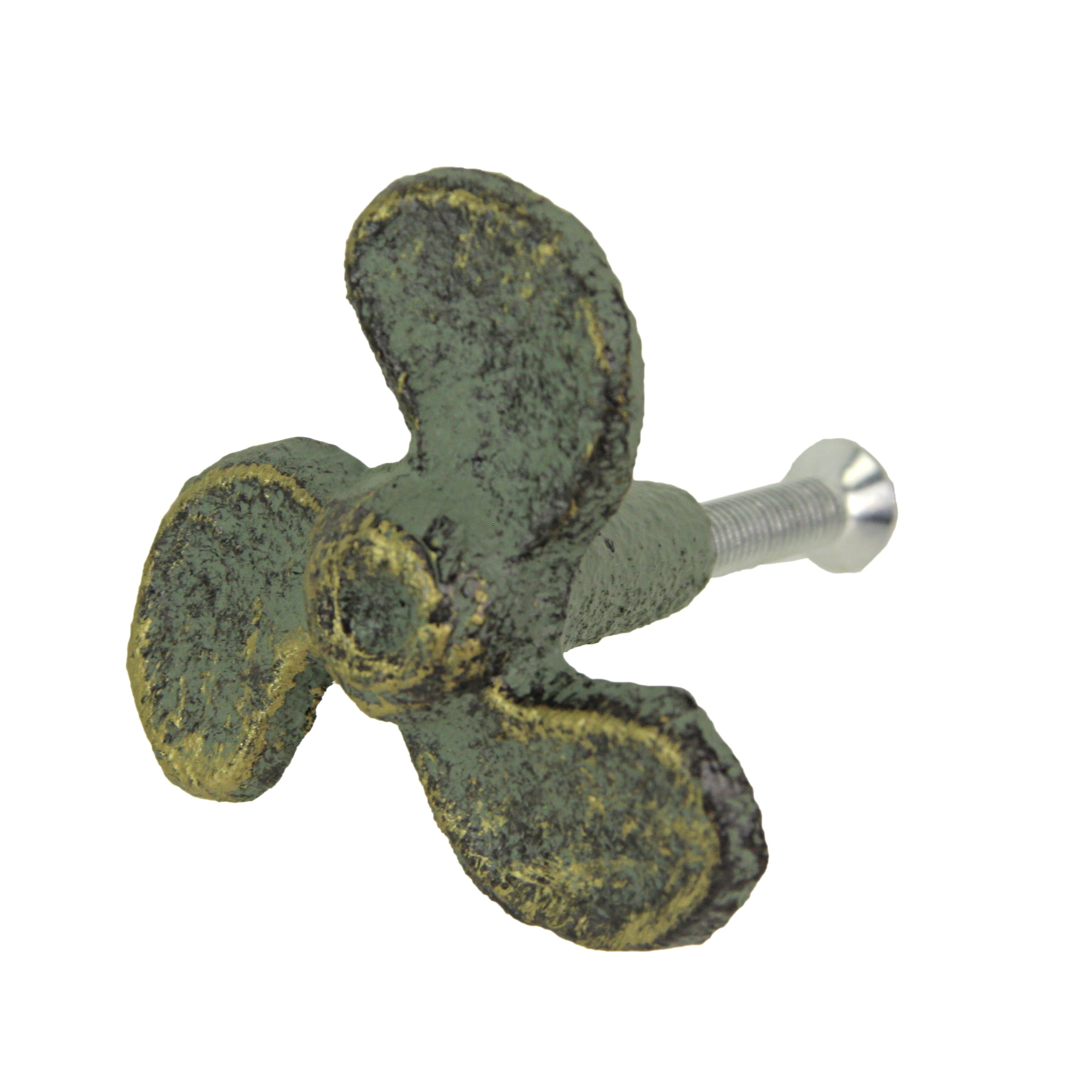 Zeckos 6-Piece Set Green-finished Boat Propeller Hardware Handles in ...