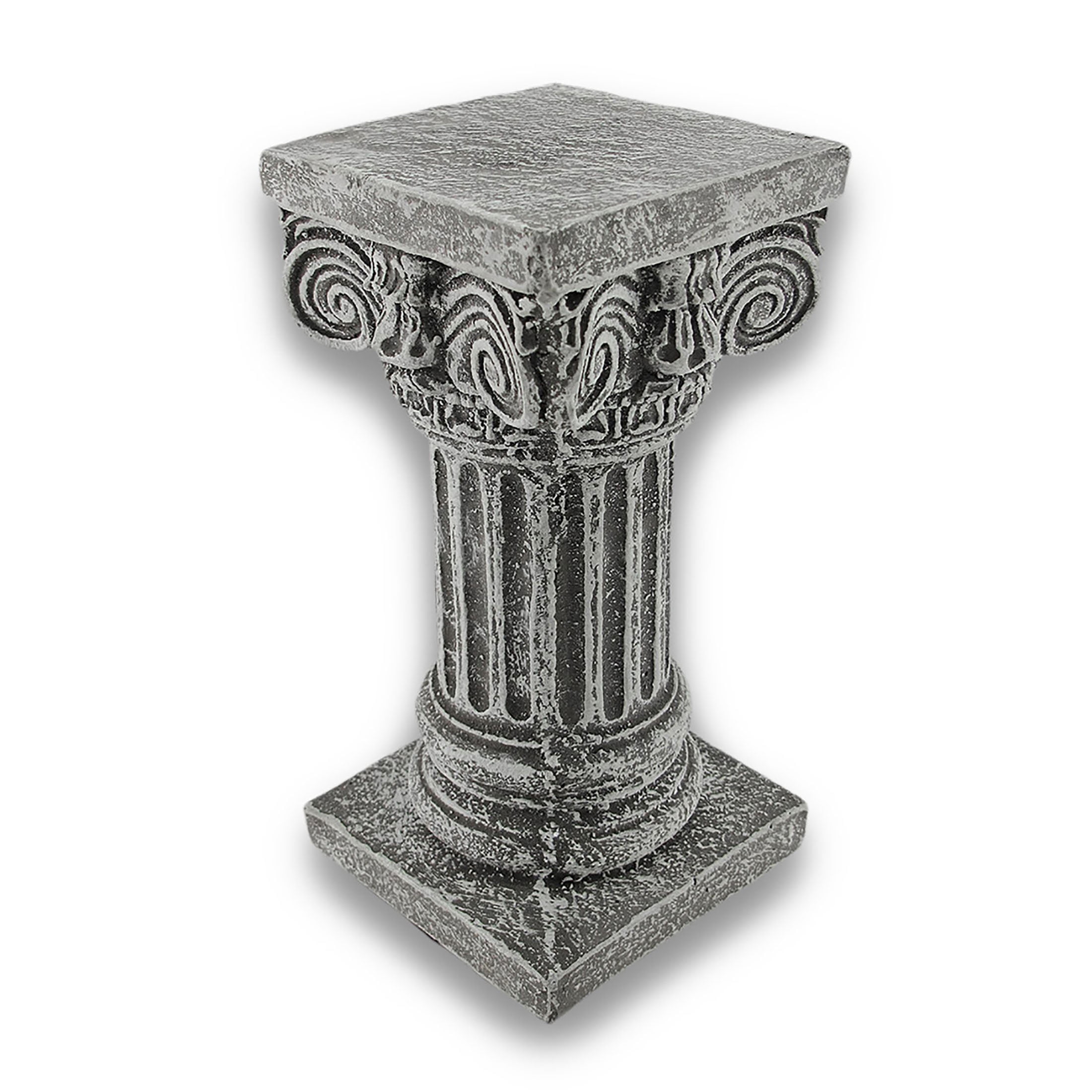 Zeckos Solid Concrete Roman Pillar Mini Statue Pedestal, 8 1/4 inch ...