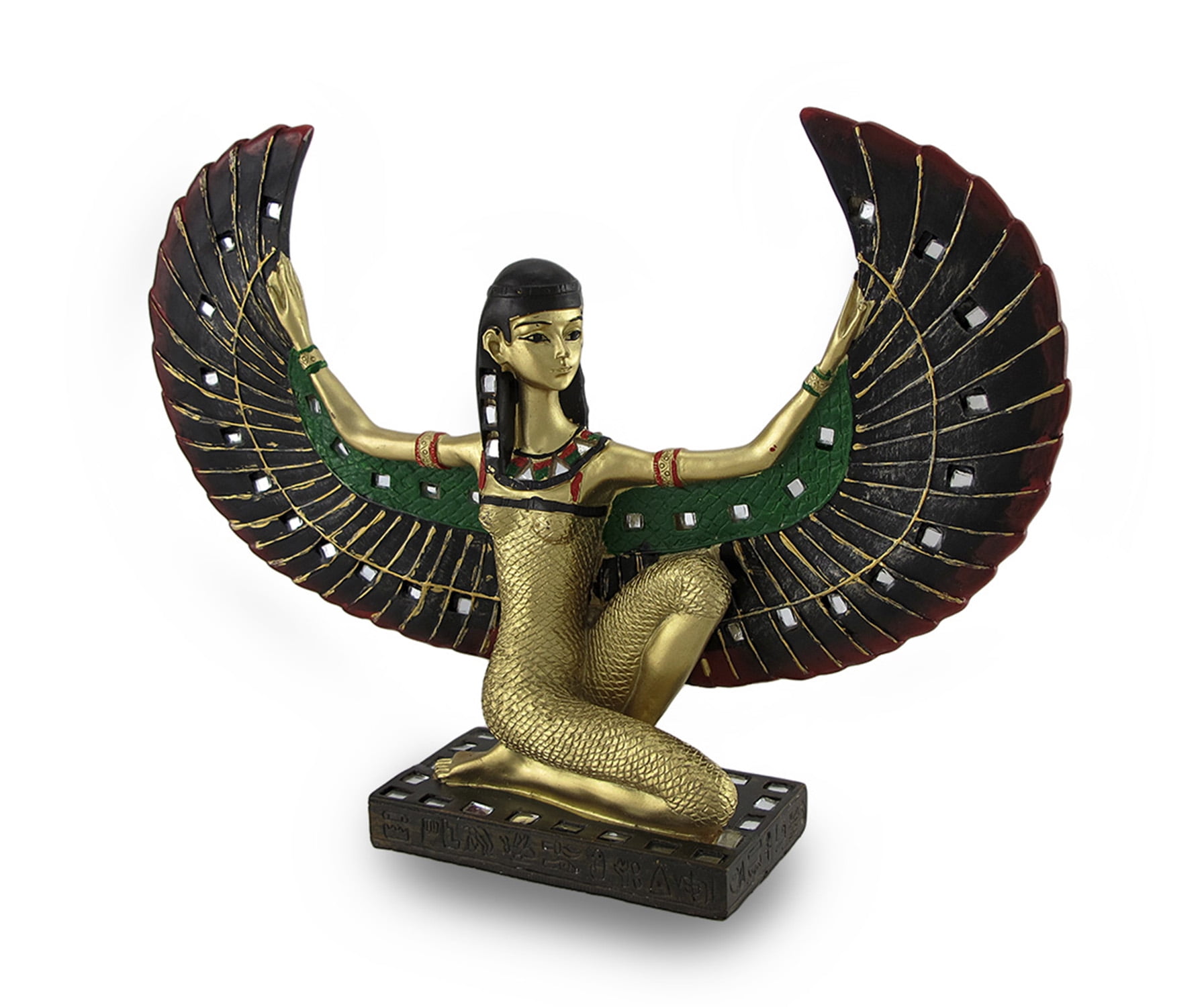 Zeckos Winged Egyptian Goddess Statue Deity Mythology - Walmart.com