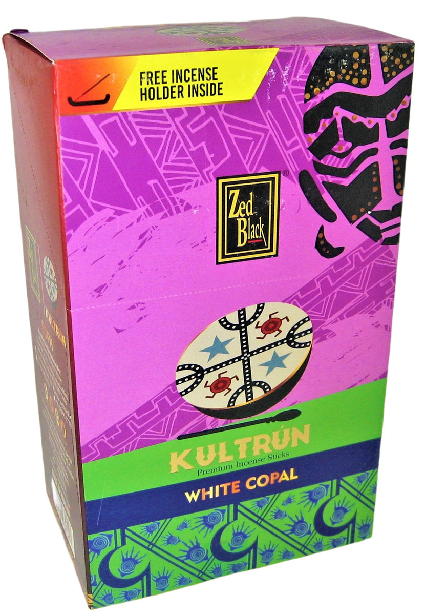 Zed Black - Kultrun Series - White Copal Incense Sticks - Walmart.com