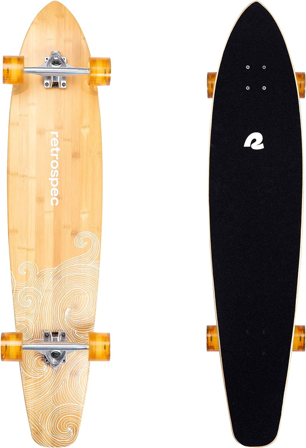 Zed Cruiser & Pintail Longboard Skateboard Complete - Bamboo & Canadian ...