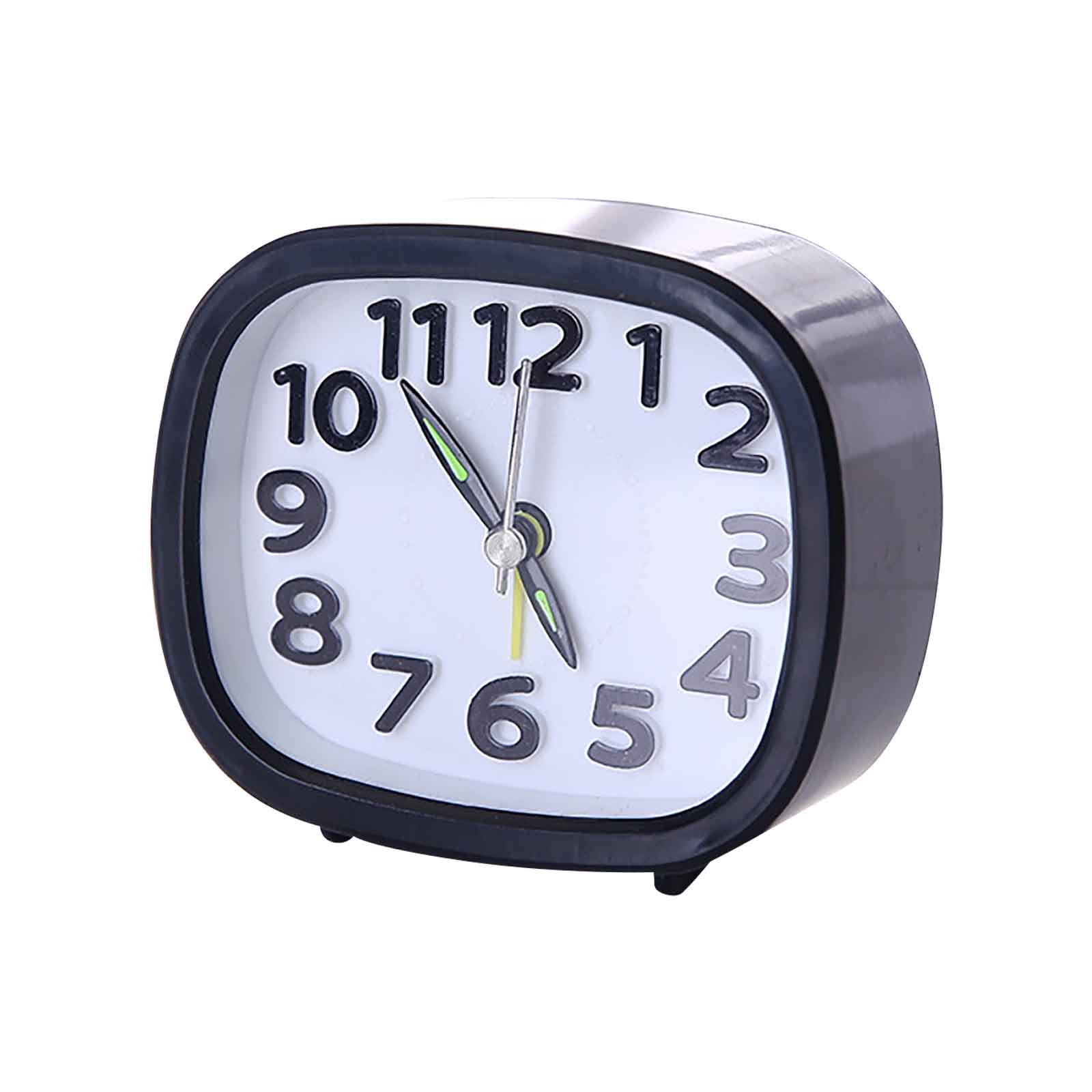 Zedker Alarm Clock, Rectangle Super Extra Loudest Ringing, Time ...