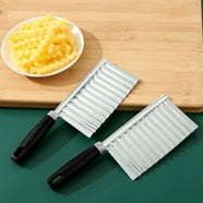 HIC Wavy Crinkle Cutting Tool Serrator Salad Chopping Knife and ...