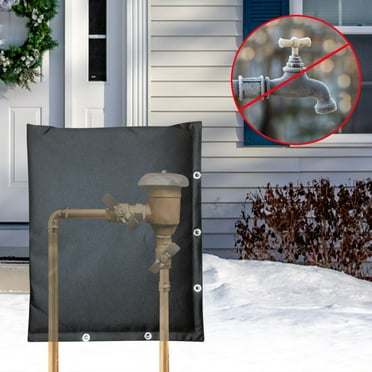 LotFancy 2 Faucet Cover, Outdoor Faucet Socks for Winter Freeze ...