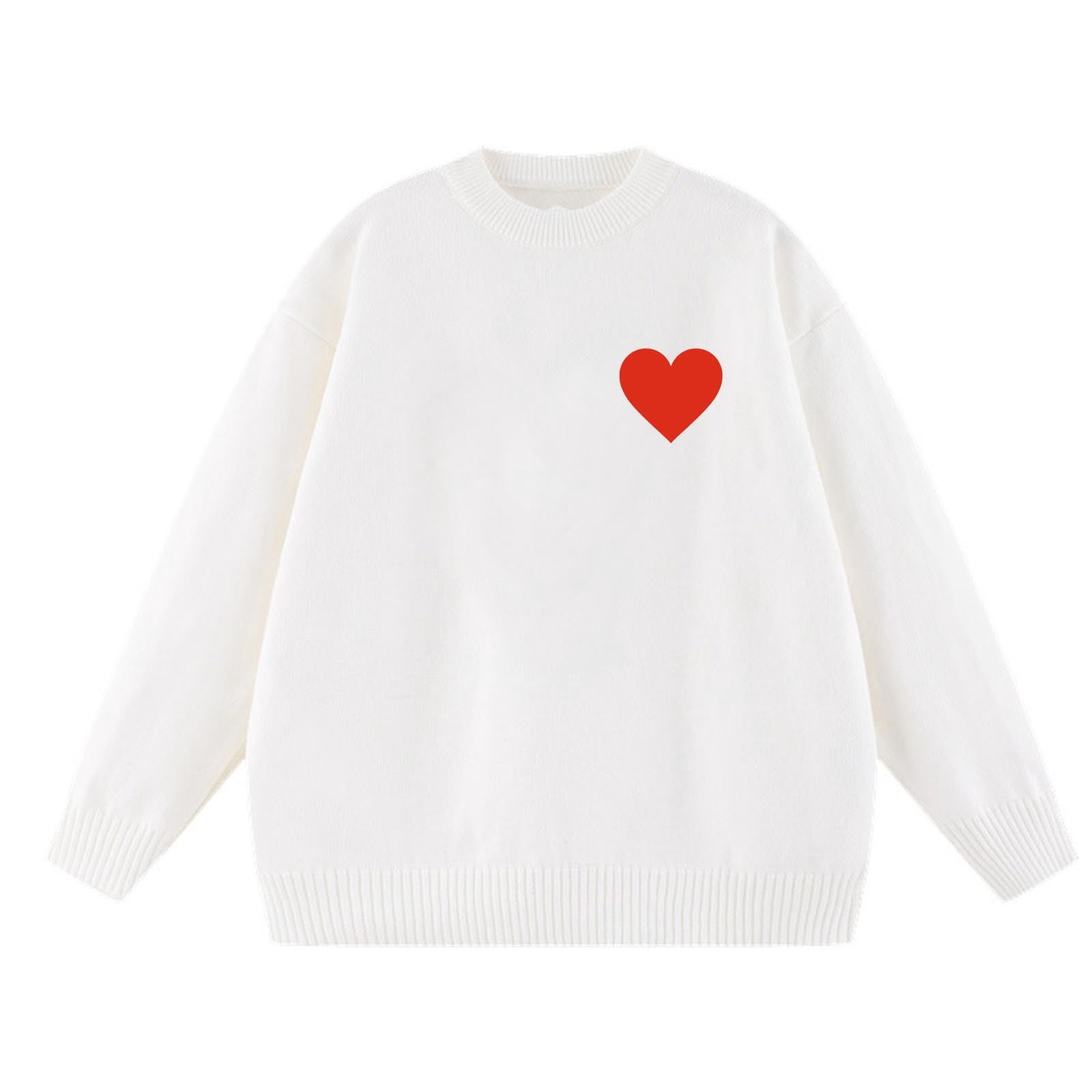 Zedker Valentine's Day Sweatshirts for Women Tops With Heart ...