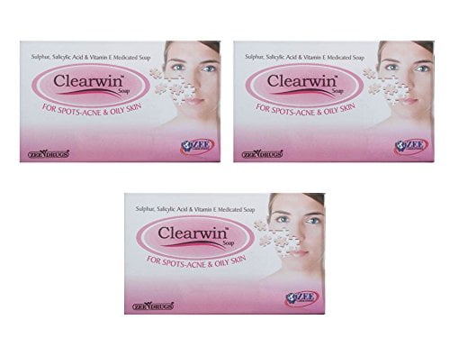 Zee Drugs Clearwin Soap (Pack Of 3) - For Acne And Spots - Walmart.com