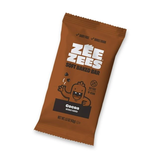 Zee Zees Cocoa Brownie Soft Baked BSL1 Bars, 1.5 oz, 24 Count, Nut Free ...