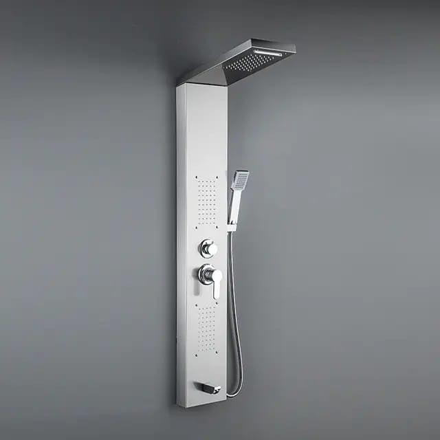 ZeeCry Thermostate Stainless Steel Shower Panel 5 in One With LED ...